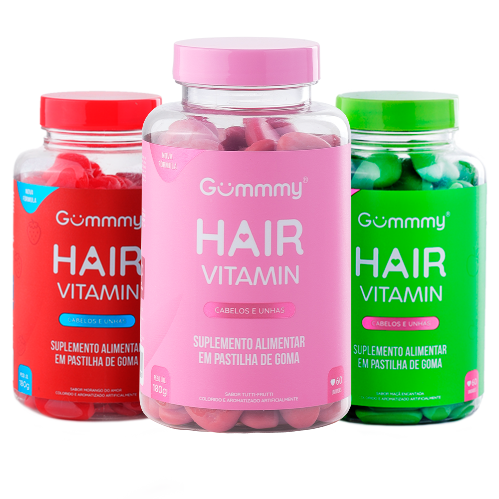 Gummy® Hair Vitamin | A melhor vitamina para Cabelos e Unha