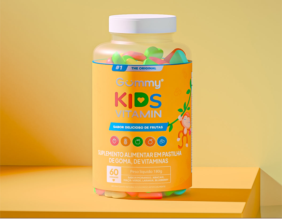 Gummy Kids Vitamin® - Mix Frutas 180 g – Gummy®
